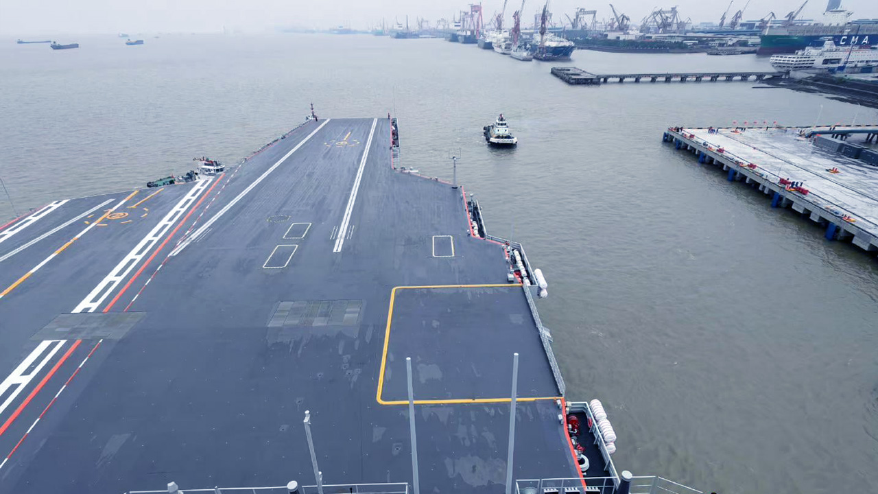 China strides in Naval Power Projection with Supercarrier Launch ...